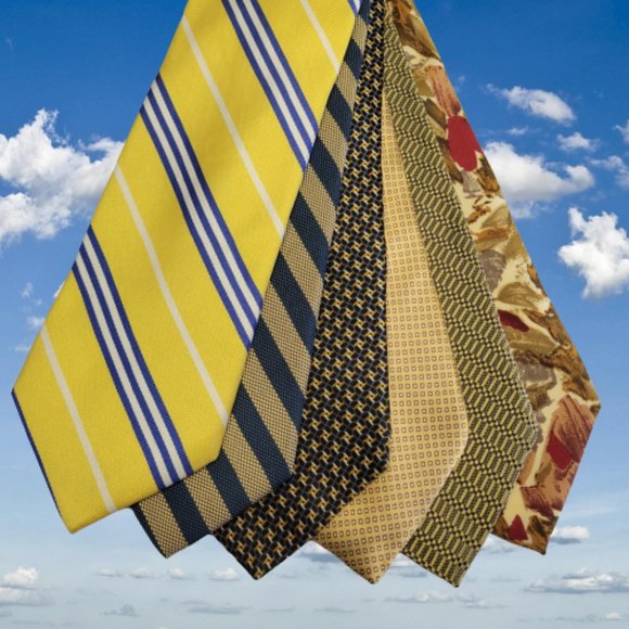 Perry Ellis | Accessories | Lot 6 Designer Silk Ties Z Uomosericaperry ...